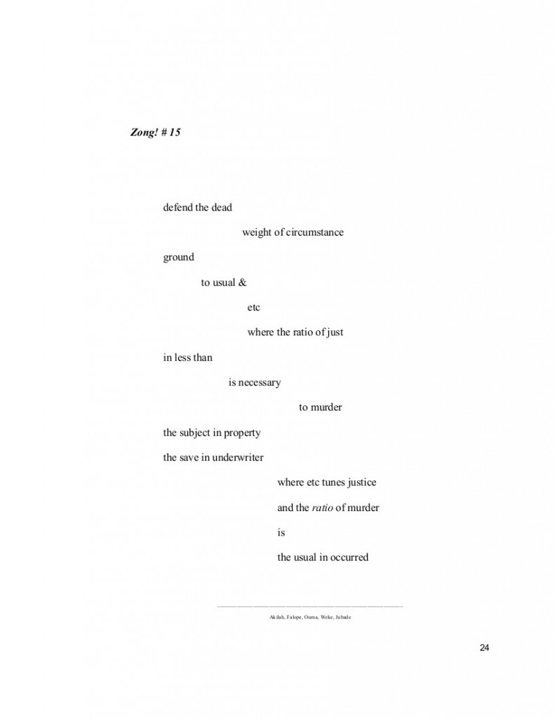 ZongX | M. NourbeSe Philip